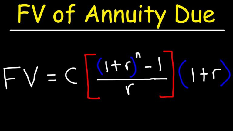 Calculate Future Value Of Annuity Due - EASY GUIDE!
