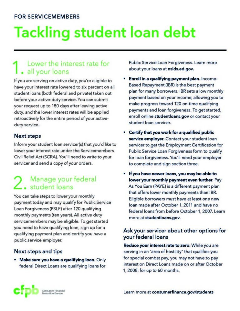 Comprehensive Guide To Military Student Loan Forgiveness Programs