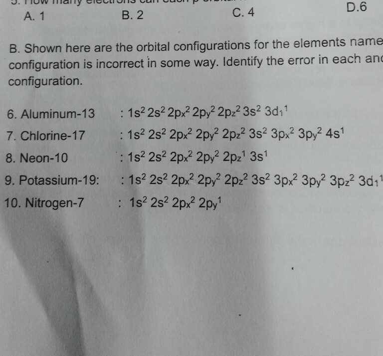 Fix ELECTRON Configurations - Eliminate Errors!