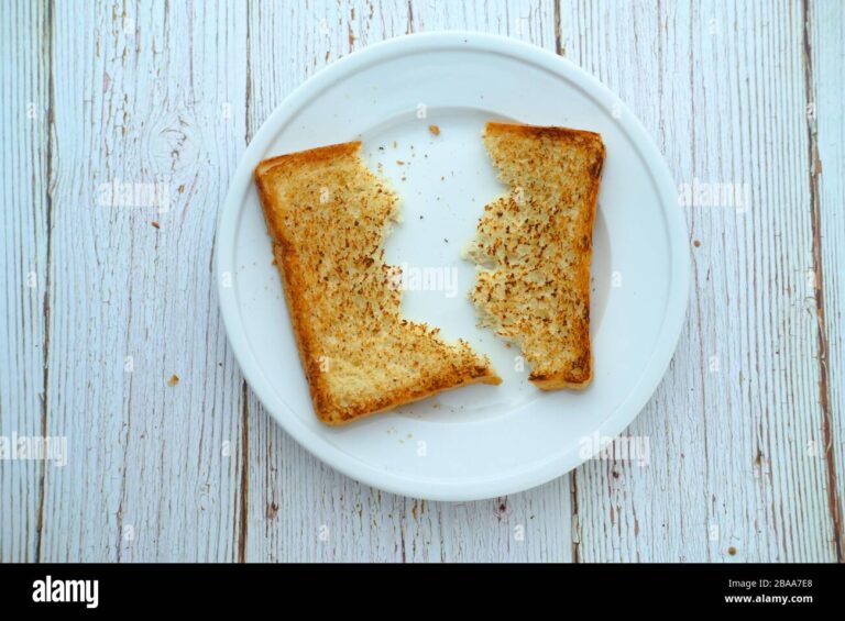 Count The Halves In A Single Toast Slice.