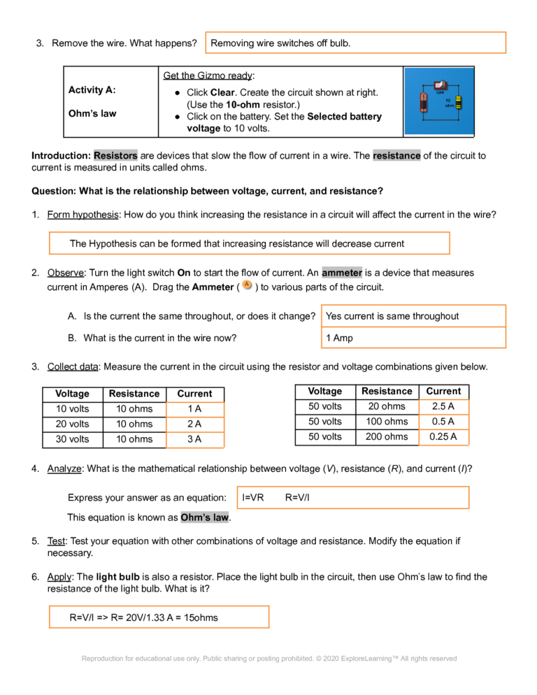 Exploring Circuits: Part 1 - Current And Resistance - A Model
