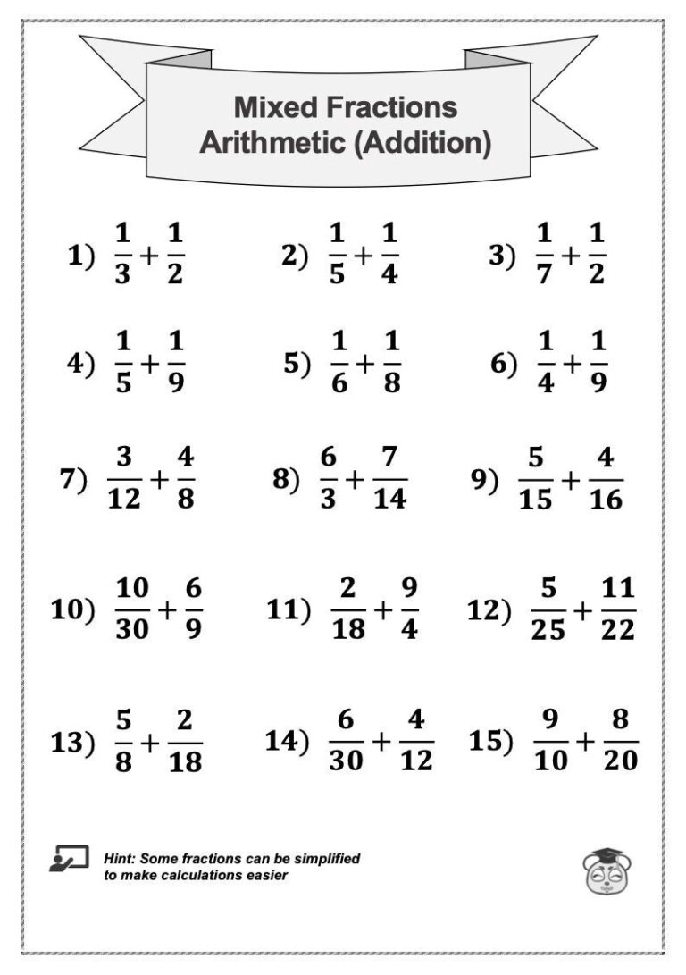 MASTER The Art Of Dividing Whole Numbers - Fraction Worksheet Mastery