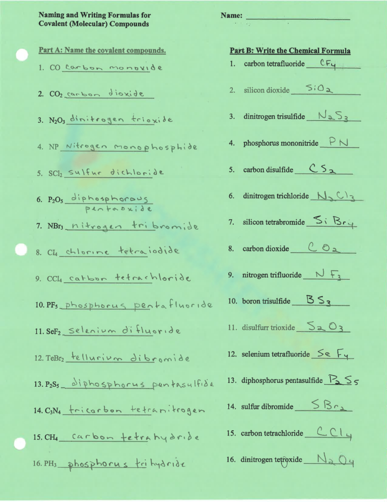 Mastering COVALENT MOLECULES: Get The ANSWER KEY Now