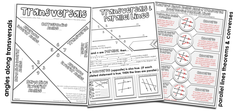 Parallel Lines Transversal Worksheet: Engage With Geometry Concepts!