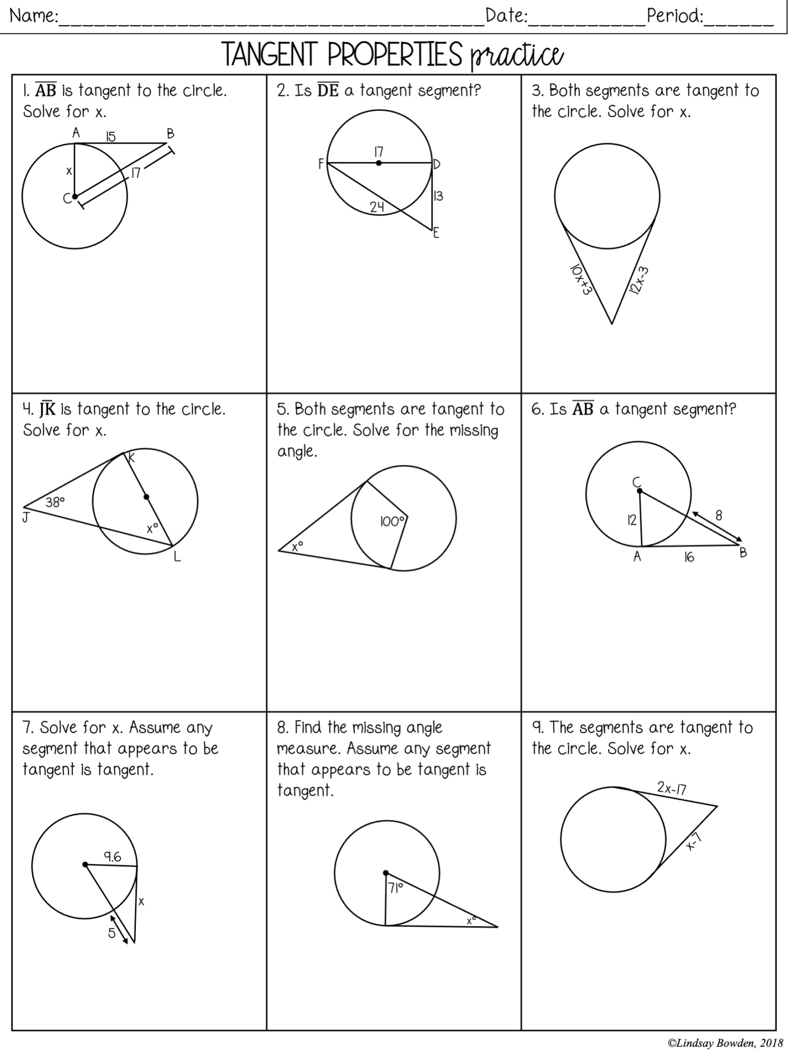 Master Circle Geometry Skills With CHORDS, SECANTS & TANGENTS!