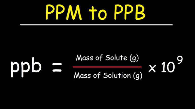 Decoding Solution Concentration: Learn About Ppm And Ppb!