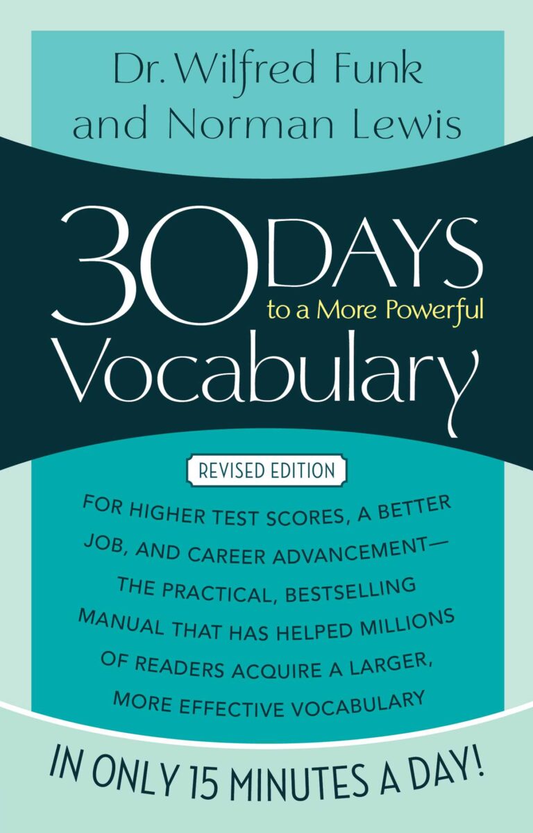 Unlock The Power Of WORDS - 30-Day Vocabulary Boost PDF